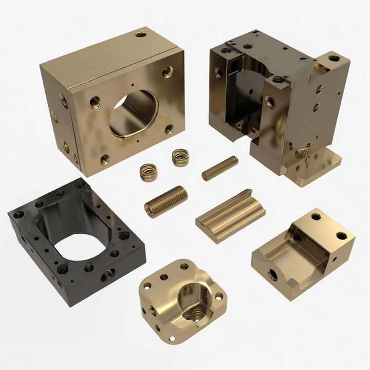OEM Custom Precision Manufacturing of Metal Parts 3D Model CNC Milling ...