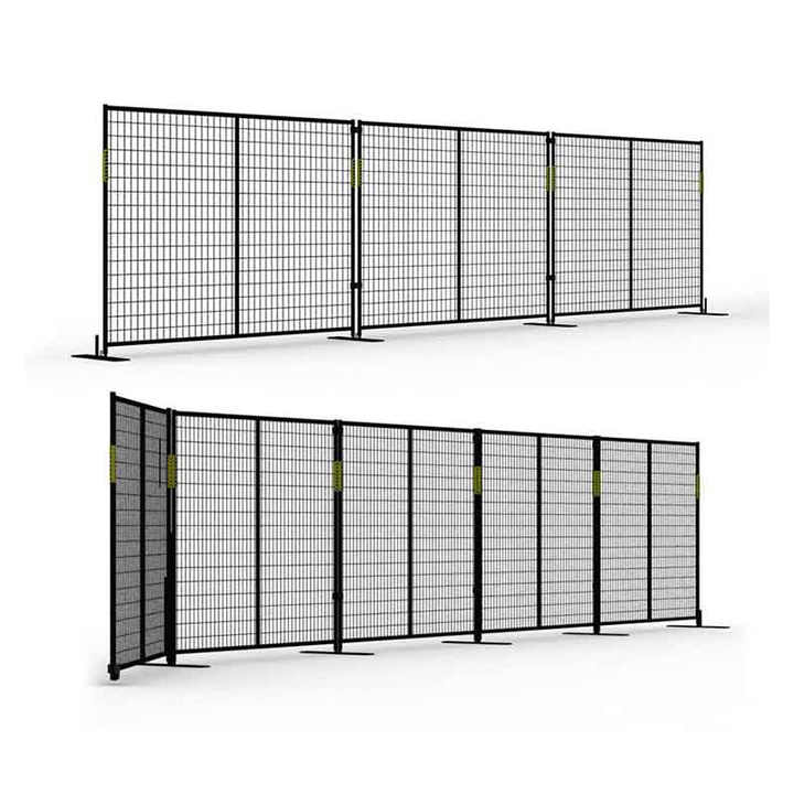 High Security Frame Welded Metal Fence Removable Fence Panel Temporary ...