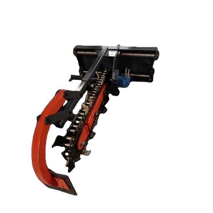 Ditching Depth Farm Trenching Digging Machine Chain Trencher for Skid ...