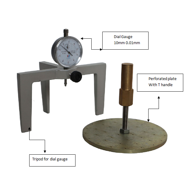 ASTM CBR Test Mould and Swell Parts - Reliable Testing