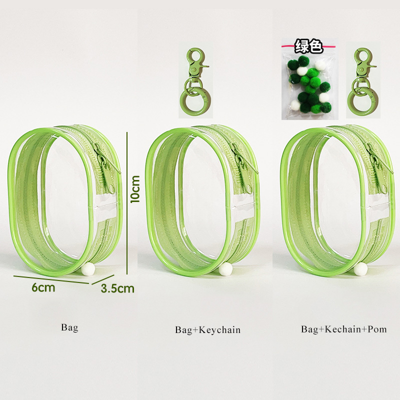 Transparent PVC Key Storage Bag - Fashionable & Durable