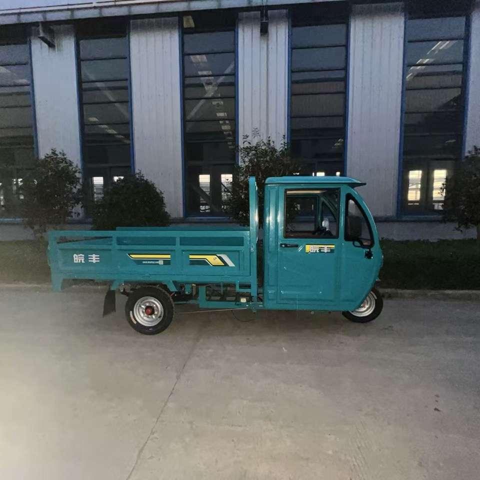 Electric Cargo Tricycle Cargo Three-Wheeler Strong Power Enclosed Body ...