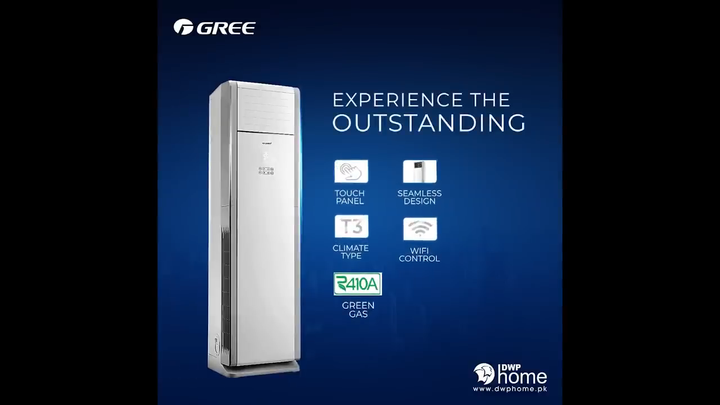Gree 60000 BTU Floor Standing Air Conditioner - Energy Efficient R410A ...