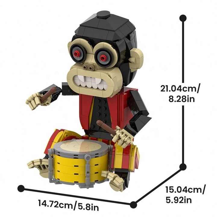 Funbuild Horror Movie Series Monkey Toys Creative Building Blocks Toys ...