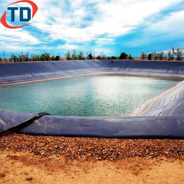HDPE LDPE Polyethylene Geomembrane 0.5mm 0.75mm 1mm for Fish Farm ...