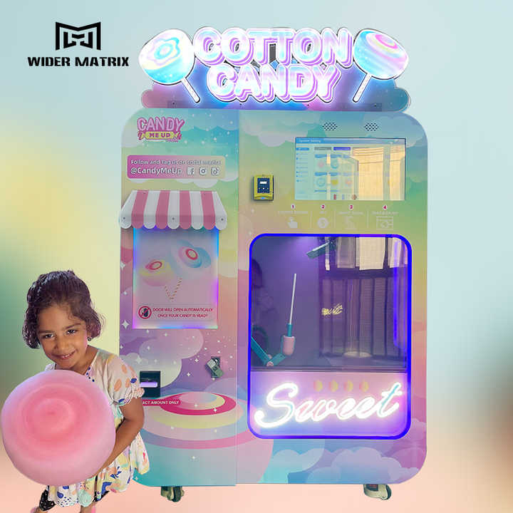 Outdoor Self Service Cotton Candy Vending Machine WM980