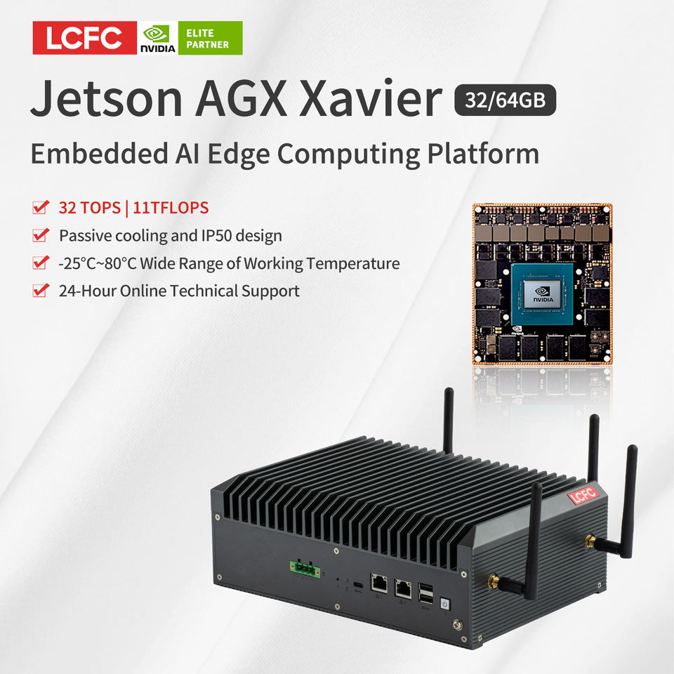 Jetson AGX Xavier 32G AI Module Edge Computer 32TOPS Embedded Parking ...