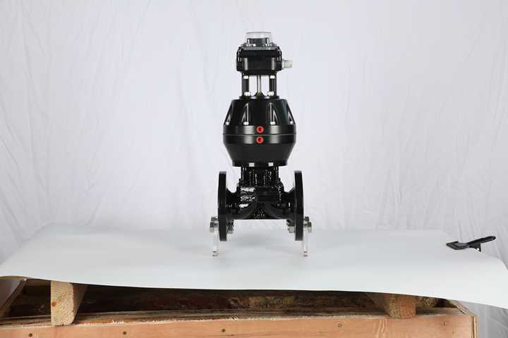 OEM Customizable Pneumatic Flange Diaphragm Valve Plastic Lined ...