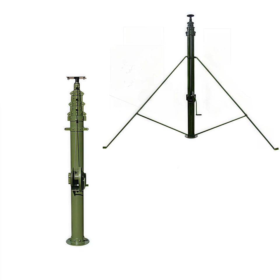 Manual Telescopic Winch Crank Telescopic Mast Telescoping Hand Crank ...