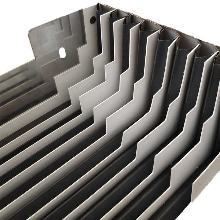 Reinforced Steel-Lamella Accordion Guard Shield CNC Armor Bellows ...