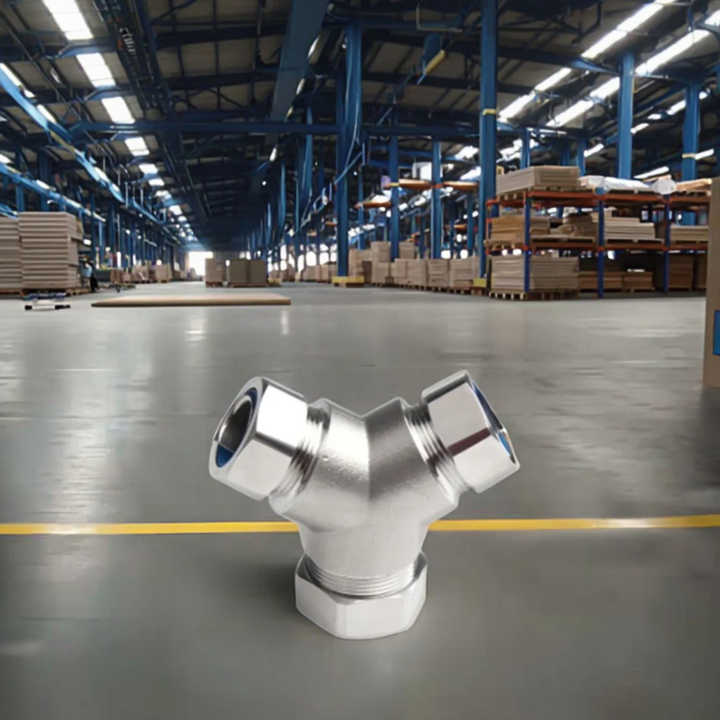 DPY IP68 Waterproof Y-Shaped Zinc Alloy Brass Stainless Steel Three-Way ...