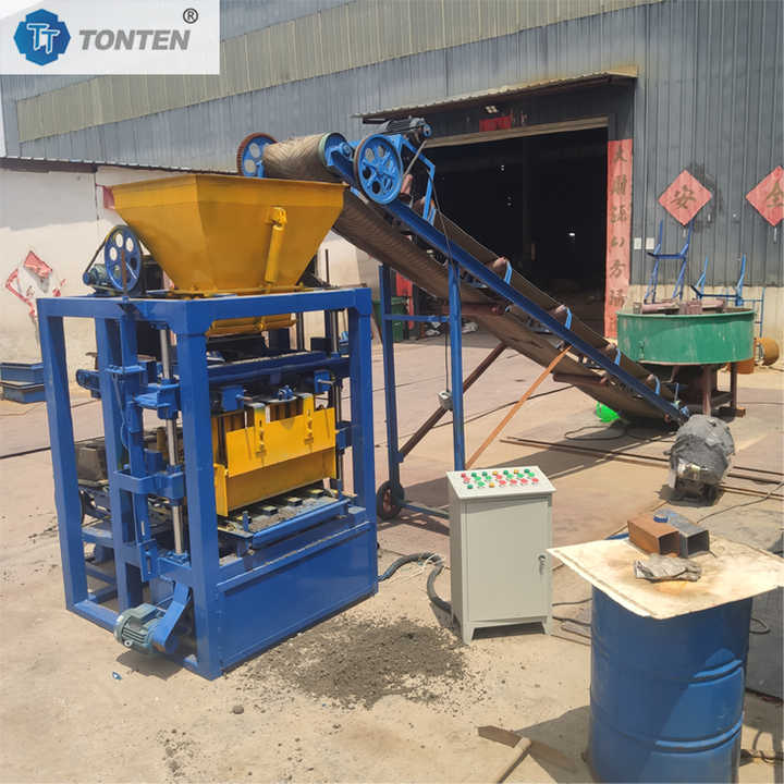 Cement Brick Machine PLC Control System Hydraulic Concrete Block Making ...