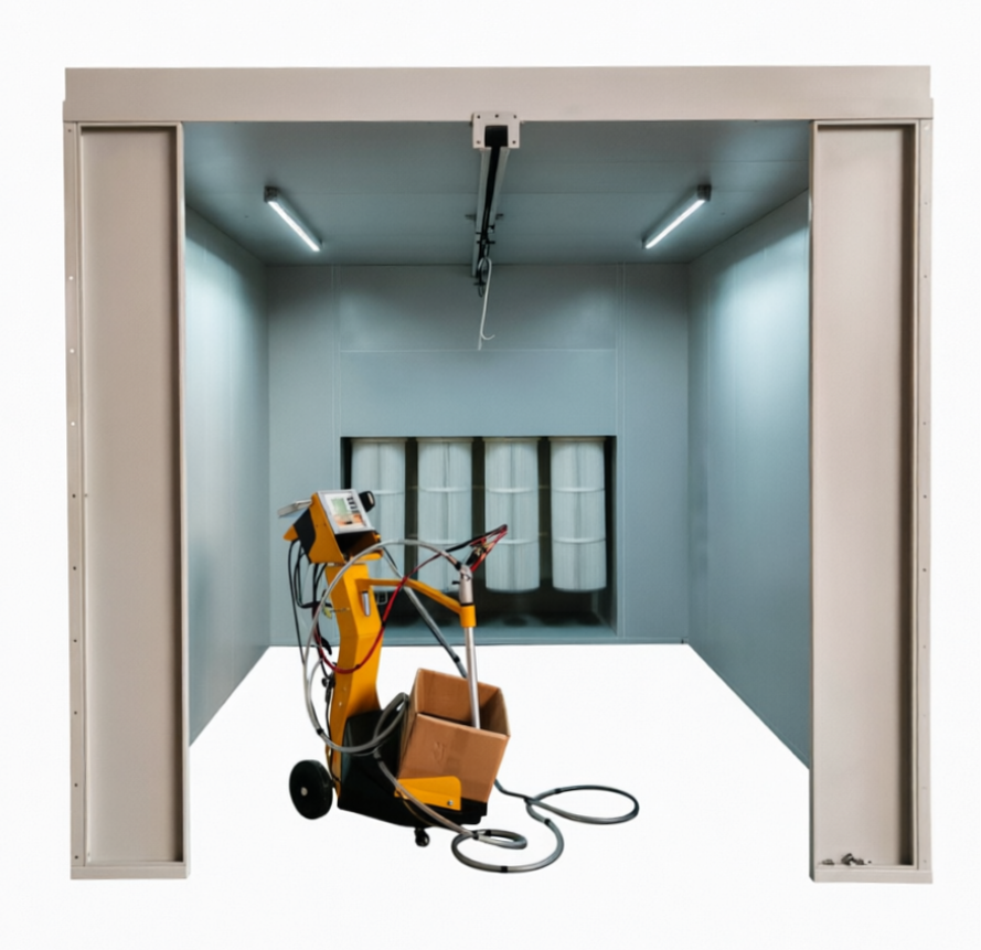 Spray Powder Coating Booth for Sale Electrostatic Powder Coating ...