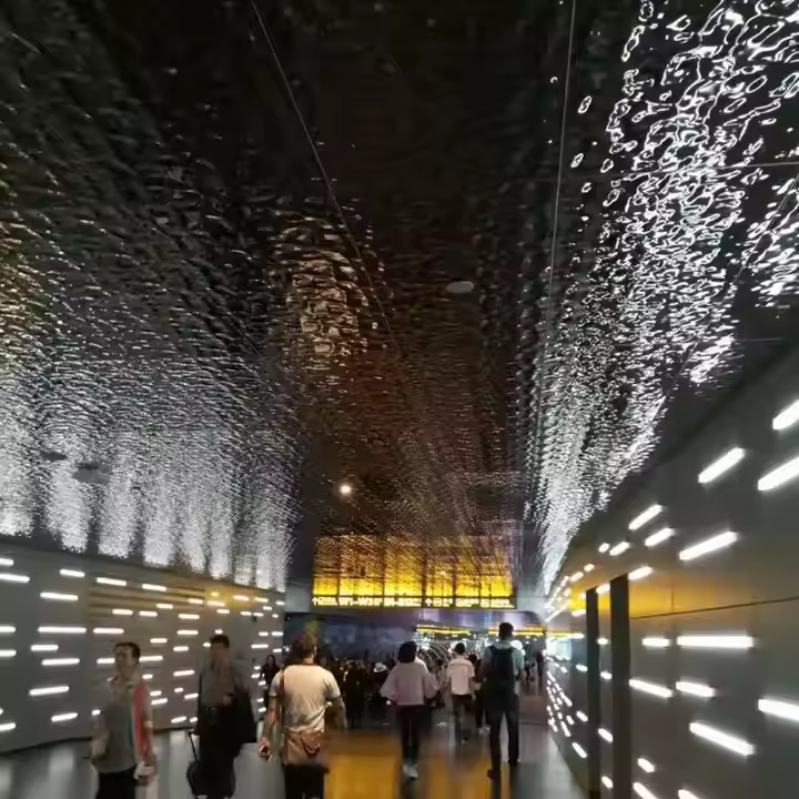 Decorative Water Feature Wall & Ceiling Panel 304 Stainless Steel