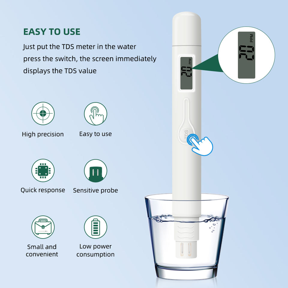 High Quality Portable TDS Water Quality Tester Pen Factory OEM ...