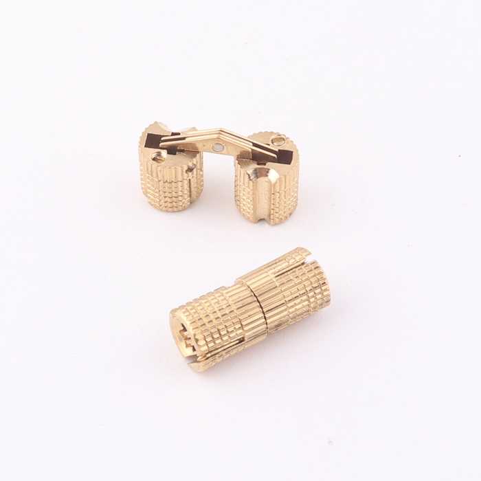 8mm Brass Concealed Cylinder Barrel Pin Hinge for Wooden Box Drawer ...