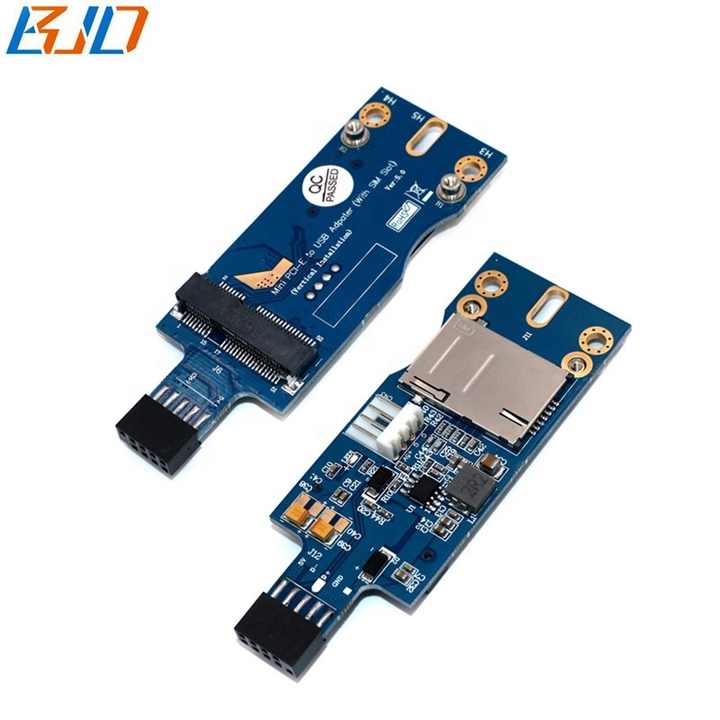 USB 2.0 9pin Header to Mini PCI-E 52PIN Wireless Adapter