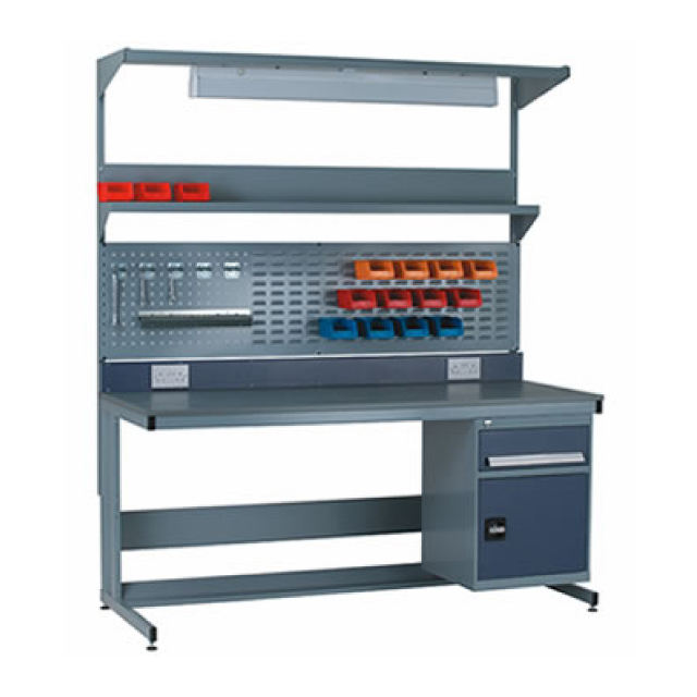 Adjustable Custom Metal Workbench Desk Heavy Duty Table Surface for ...