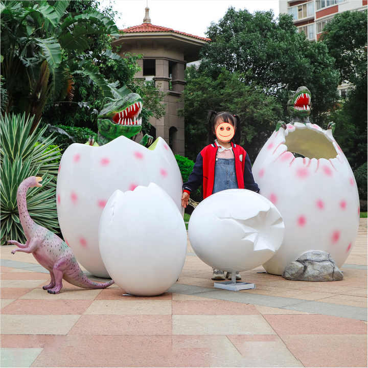 Fiberglass Resin Jungle Animal Props Lifelike Dinosaur Statue Dinosaur ...