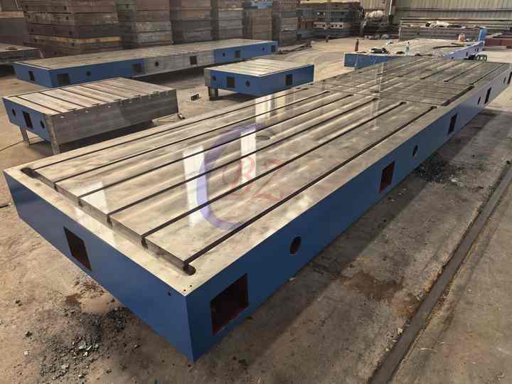 Cast Iron Surface Plate Platform Lapping Surface T Slot Base High ...