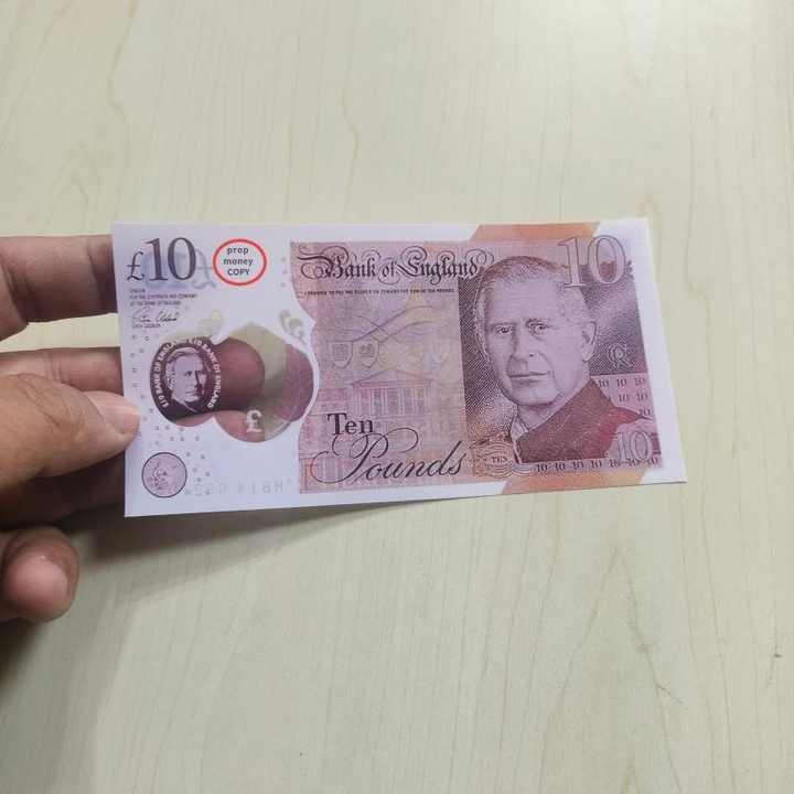 Realistic Polymer Novelty Prop Money UK 10 20 50 GBP Notes Wedding ...