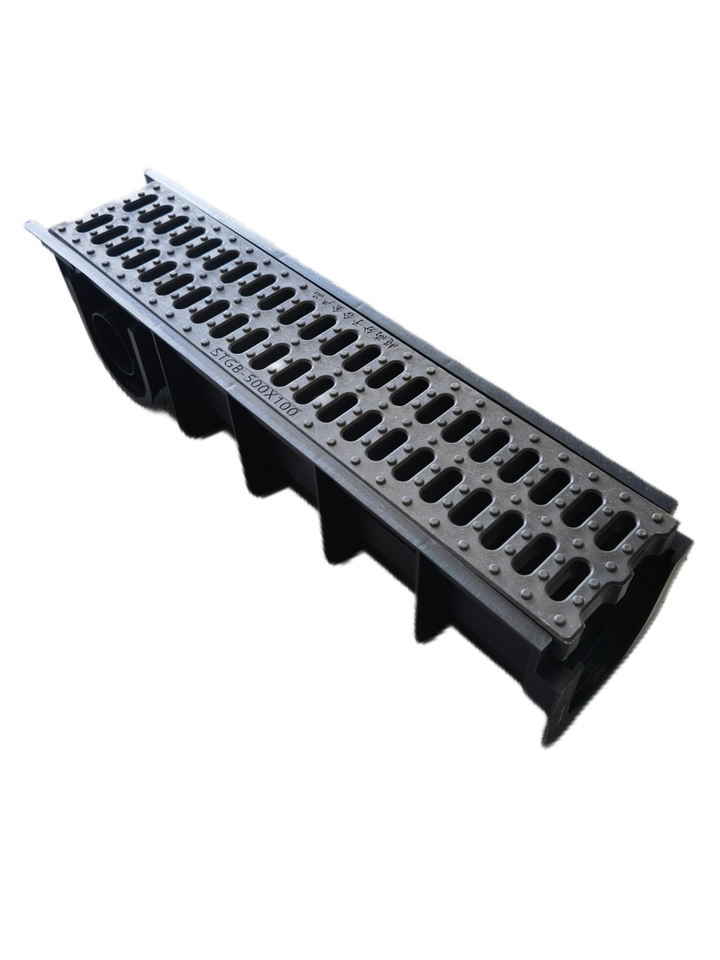 Linear Drain U-Shaped Resin Plastic Stainless Steel Gap Type HDPE Sewer ...