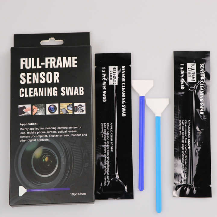 Full Frame Camera Sensor Cleaning Swabs - 24mm Microfiber Head