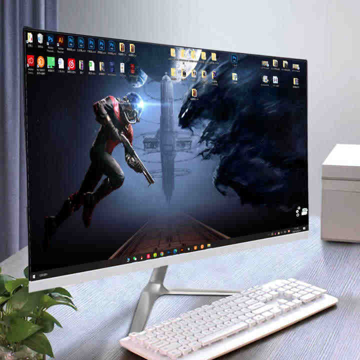22 24 inch 60Hz Flat Computer Monitor with HD-MI VGA Ports Adjustable ...