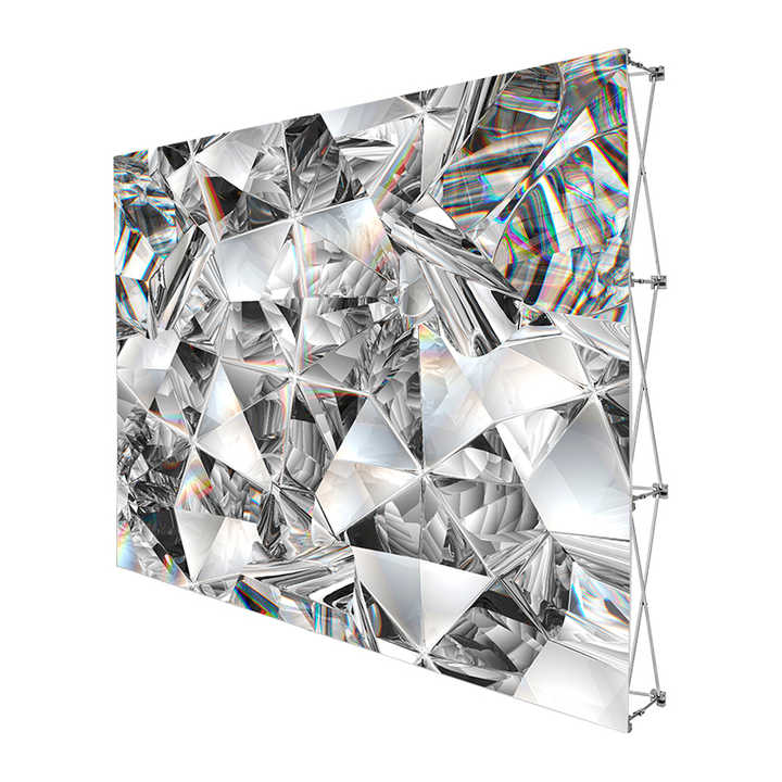 4x3ft Pop up Backdrop Booths with Aluminum Frame for Trade Shows ...