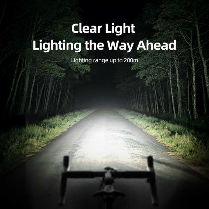 CYCLAMI Ultra Bright 1800 Lumens LED Front Bicycle Light Portable ...