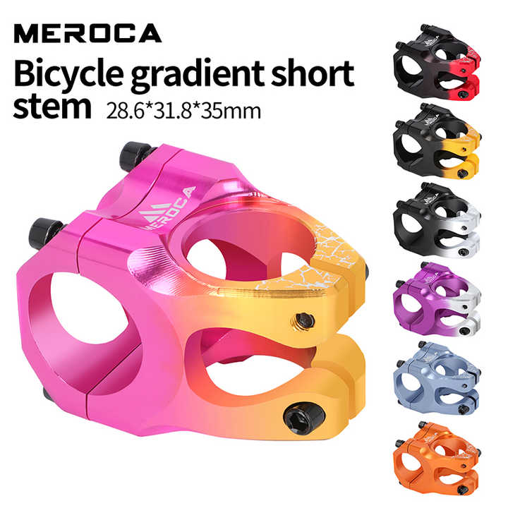 Meroca ME35 Gradient Color 5-Axis for CNC Bicycle Stem 35mm Short Stem ...
