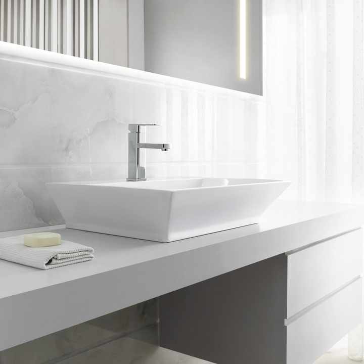 Modern Design Washroom Wc Counter Top Table Top Rectangular Shape Wash ...