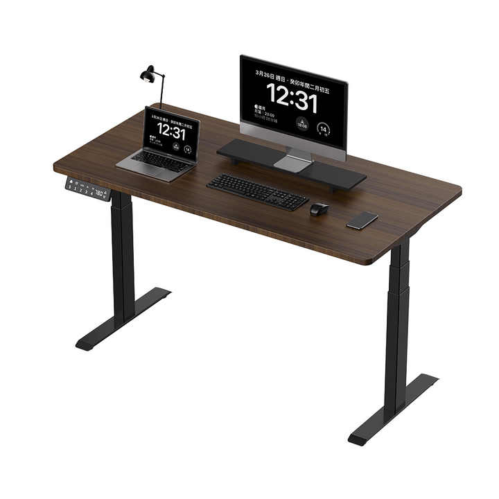 Ergonomic Modern Office Table Height Adjustable Dual Motor Sit Stand ...