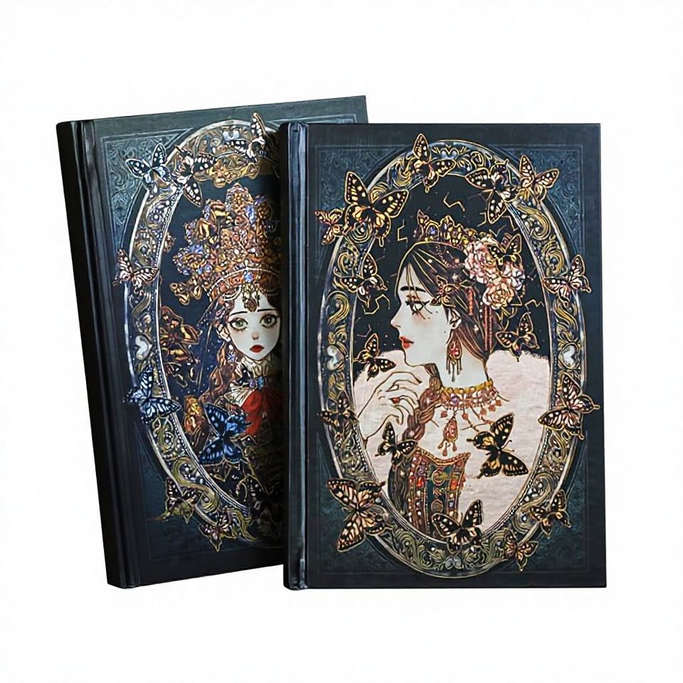 Butterfly Love Flower Chinese Style Illustration Retro A5 Diary Thread ...