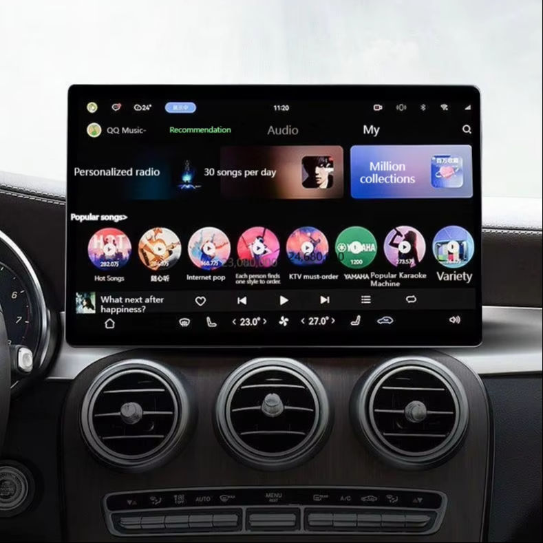 14-inch Smart Car Infotainment System Floating Android with 360-Degree ...