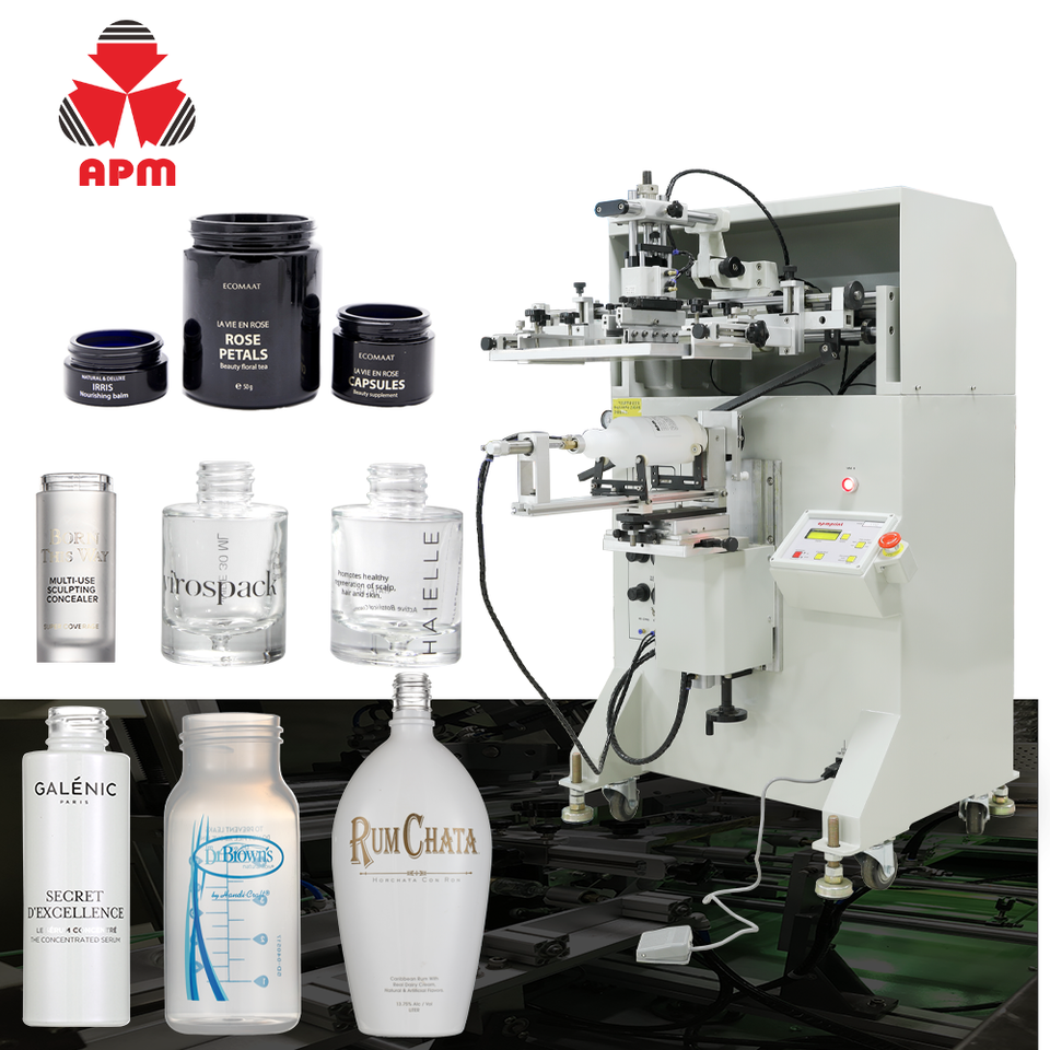 APM S350 High Precision Semi-Auto Screen Printer for Plastic, Metal ...