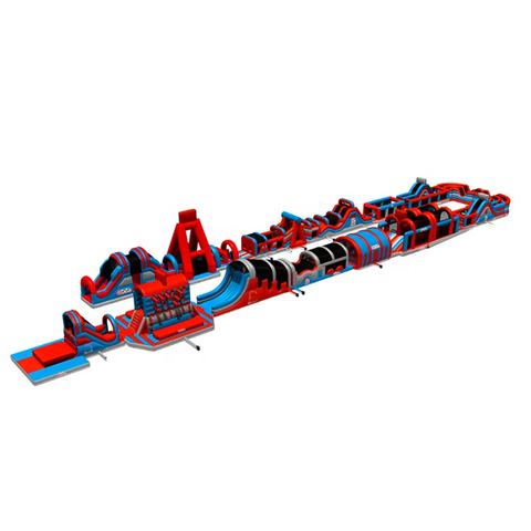 Custom Made 150M Long Inflatable Obstacles Course Adult Race Inflatable ...