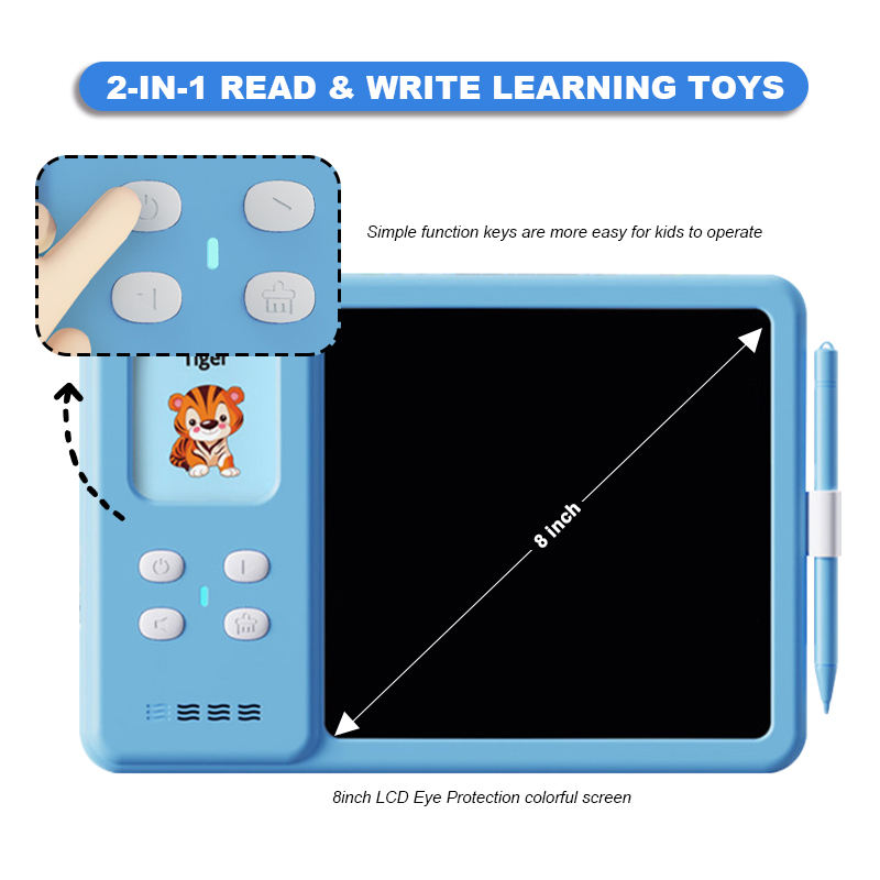 Family Flash Card Toy Parent Helps Child Insert Cards Listen and Doodle ...
