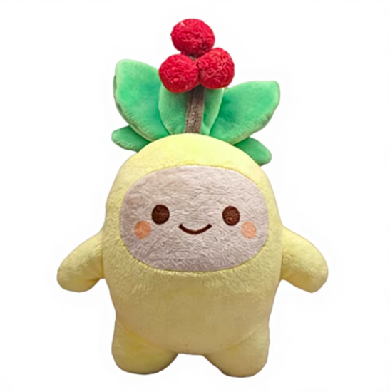 Custom Yellow Movie Star Cartoon Plush Toy Super Soft Filled PP Cotton ...