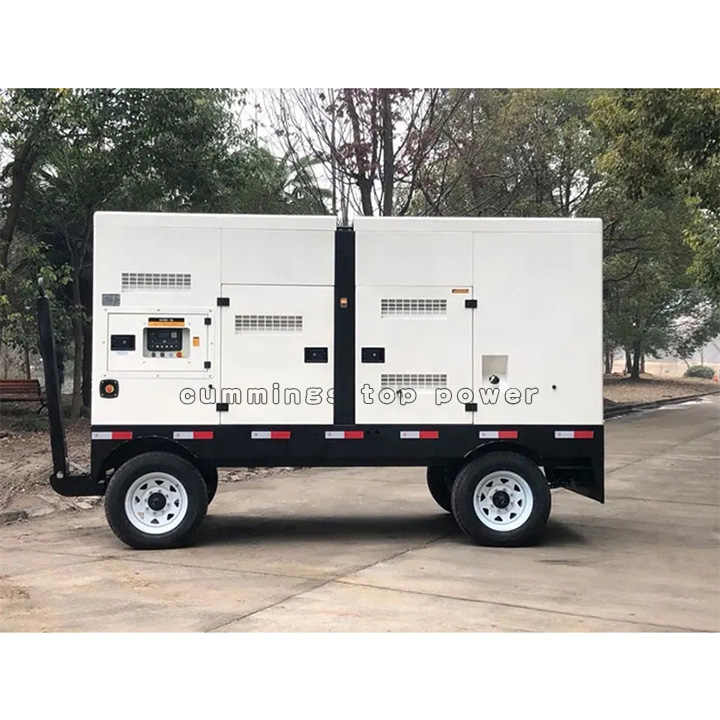 Cummins Engine Silent Canopy 20 Kw Sound Proof Trailer Diesel ...