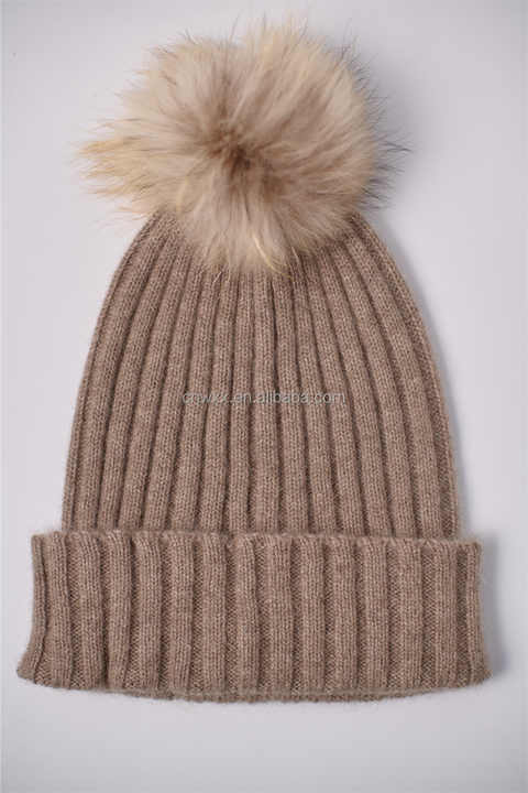 Wholesale Solid Color Cashmere Hat Women's Autumn Winter Warm Hundred ...