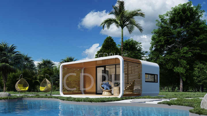 Apple Cabin Prefabricated Houses - Fast Install & Customizable