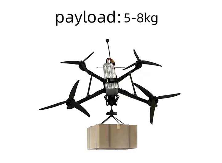 Heavy Load FPV Drone - 5-8kg Payload, 20km Flight Distance