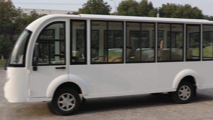 EG6158KF Electric Mini Shuttle Bus - 14 Seaters with Aluminum Doors