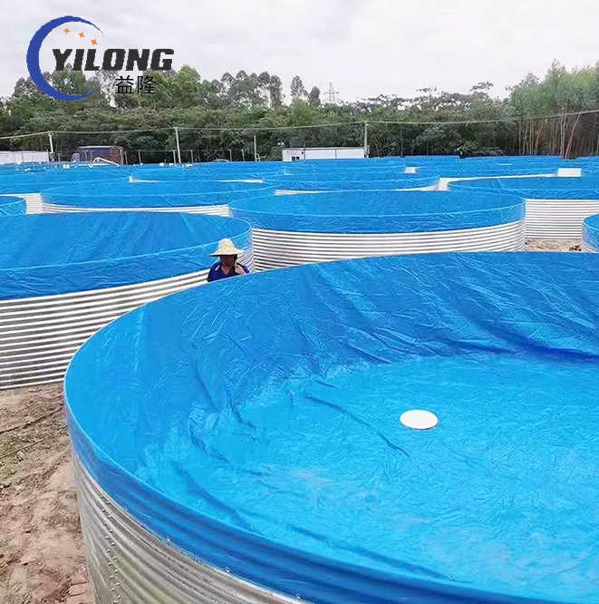 Oxygene Generator Steel Plate tank Tarp Liner Fish Farming Equipment ...