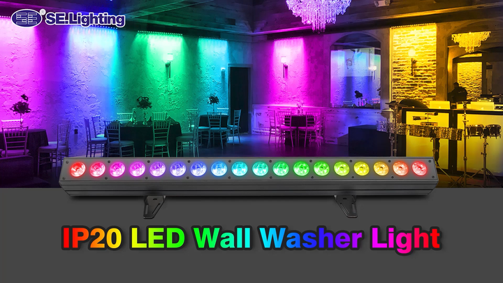 150W DMX and Voice Control RGBWA LED Wall Washers for Parties