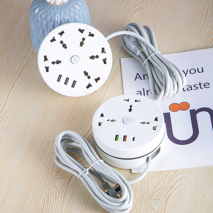 EZKABO Universal Plug Extension Socket Electrical Desktop Plug Socket ...