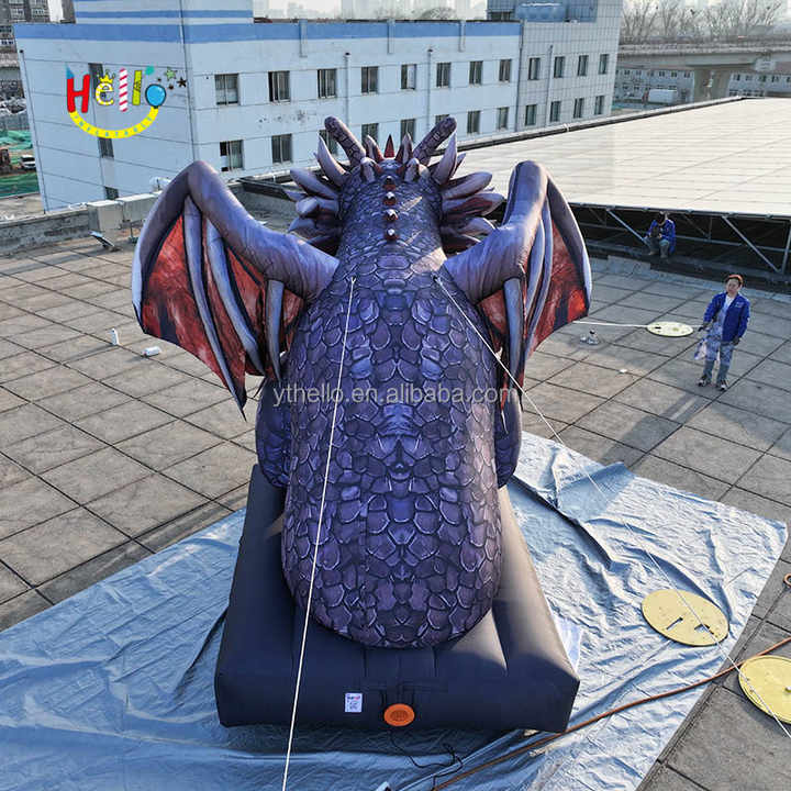 Holiday Amusement Park Decoration Inflatable Cartoon Model Ferocious ...