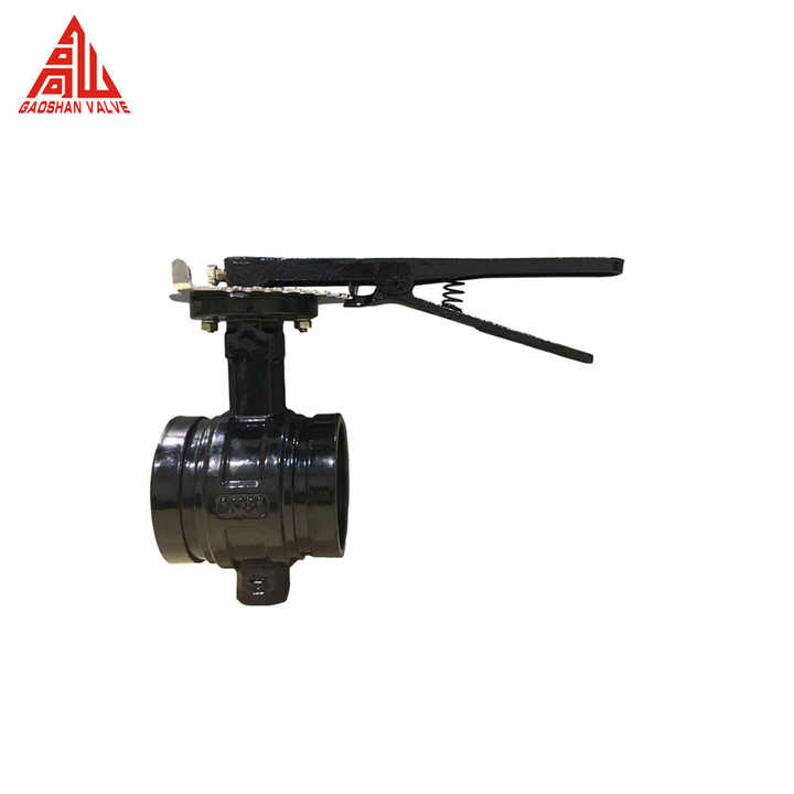 D81X Butterfly Valve Ductile Cast Iron Fire Pipeline 3 Inch Grooved ...
