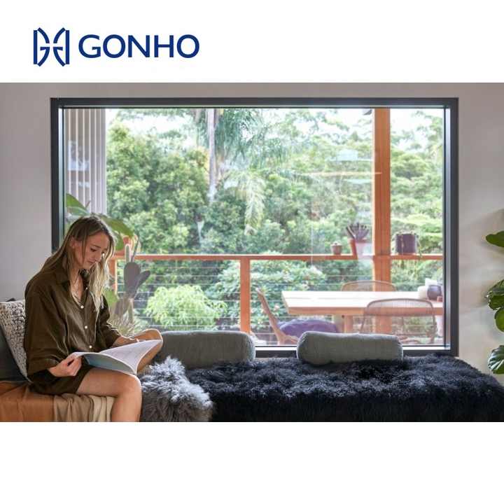 GONHO Commercial House New Design Slim Frame Customized Wood Color 1.2M ...